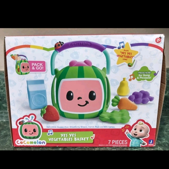 CoComelon | Toys | New In Box Cocomelon Yes Yes Vegetables Basket Sings ...